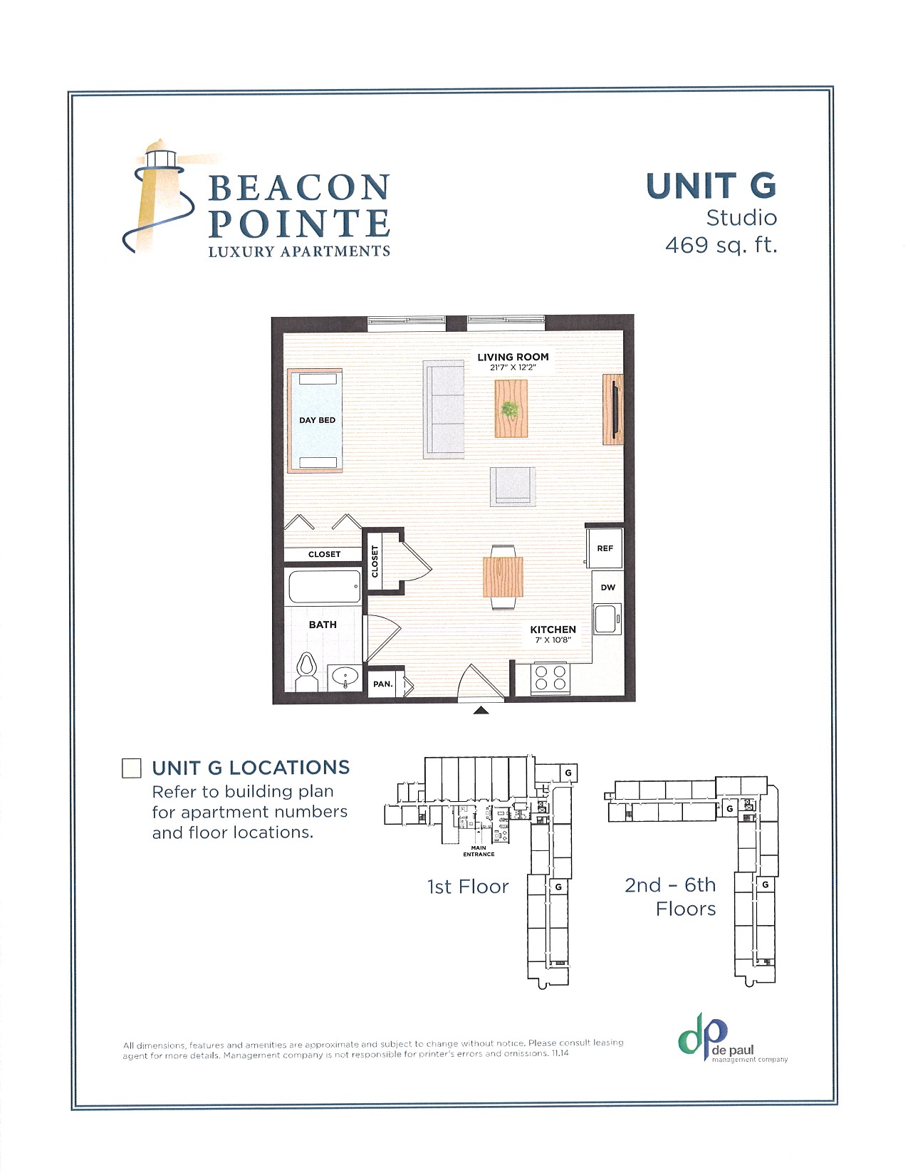 Floorplans | Beacon Pointe Apartments Philadelphia PA