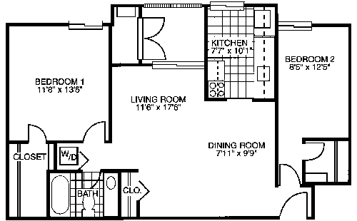 Floorplans | Brookland Ridge Apartments Washington DC